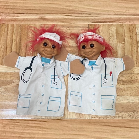 Russ | Toys | Vintage 7s Russ Berrie Dr Troll Hand Puppet Dolls | Poshmark